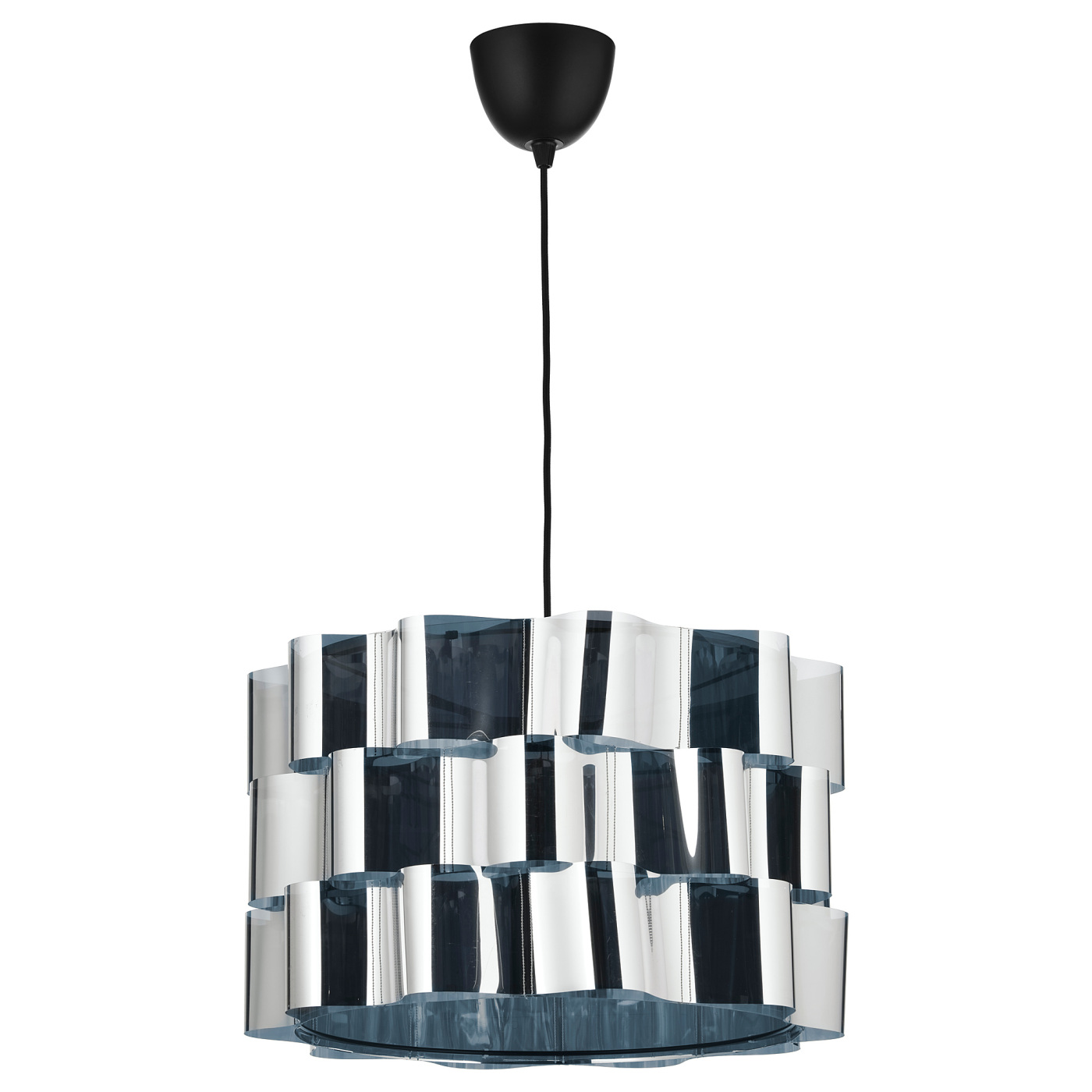 ÄLVSTARR / SUNNEBY pendant lamp chrome effect - IKEA