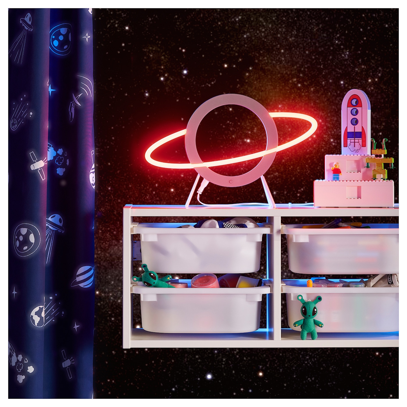 AFTONSPARV 15-piece cardboard template set space - IKEA