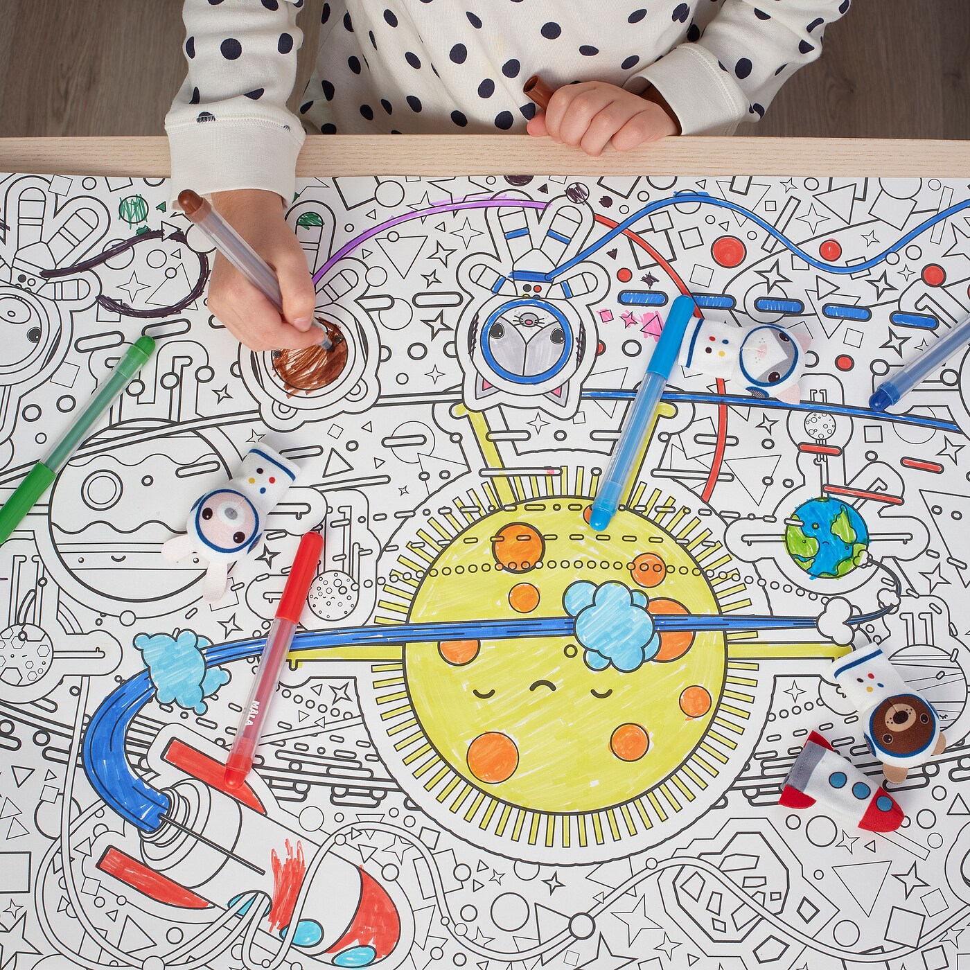 AFTONSPARV colouring paper roll space - IKEA