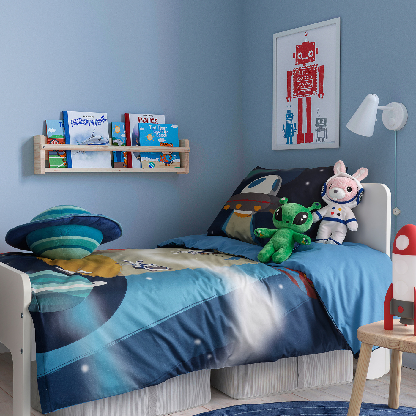AFTONSPARV soft toy alien/green - IKEA