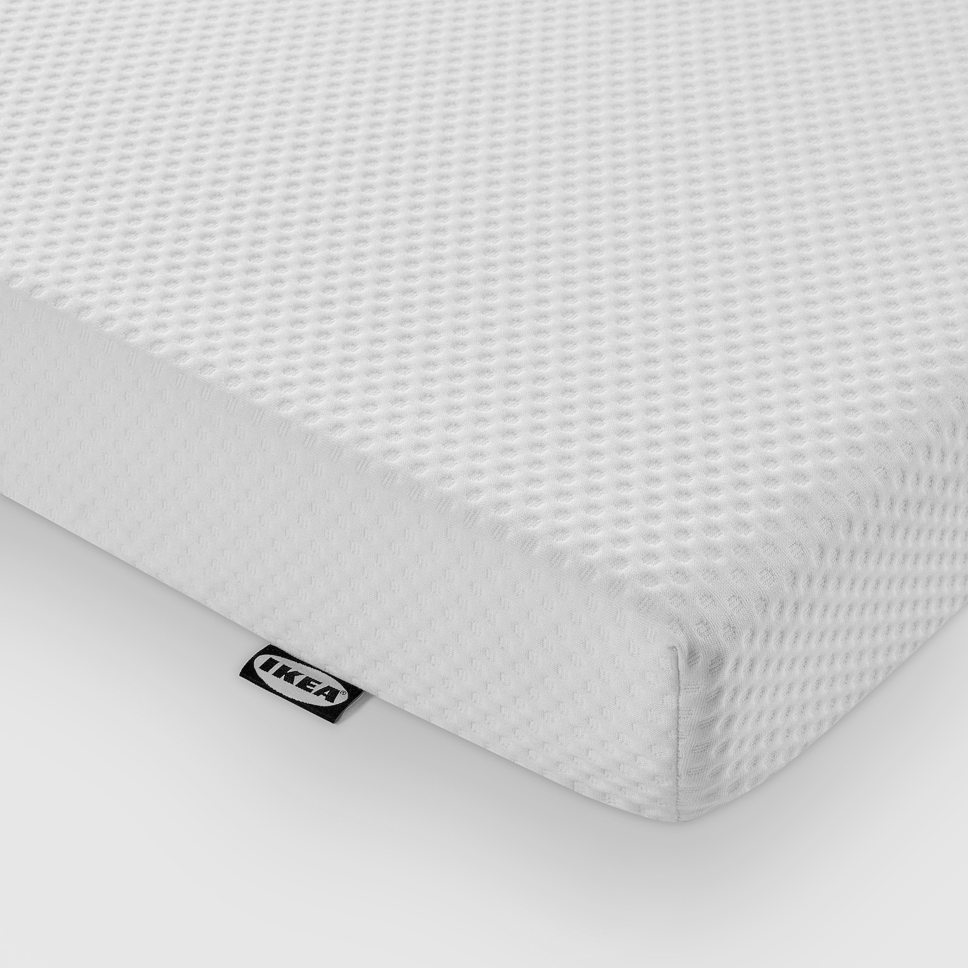 AKLABBEN natural latex mattress medium firm white IKEA