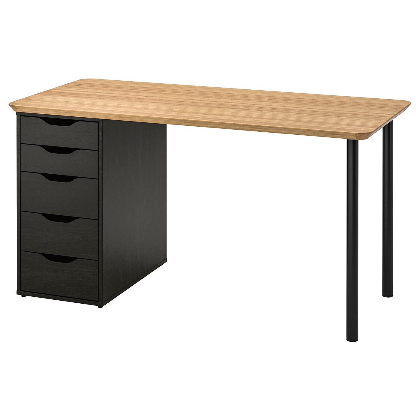 Ikea desk bamboo top store