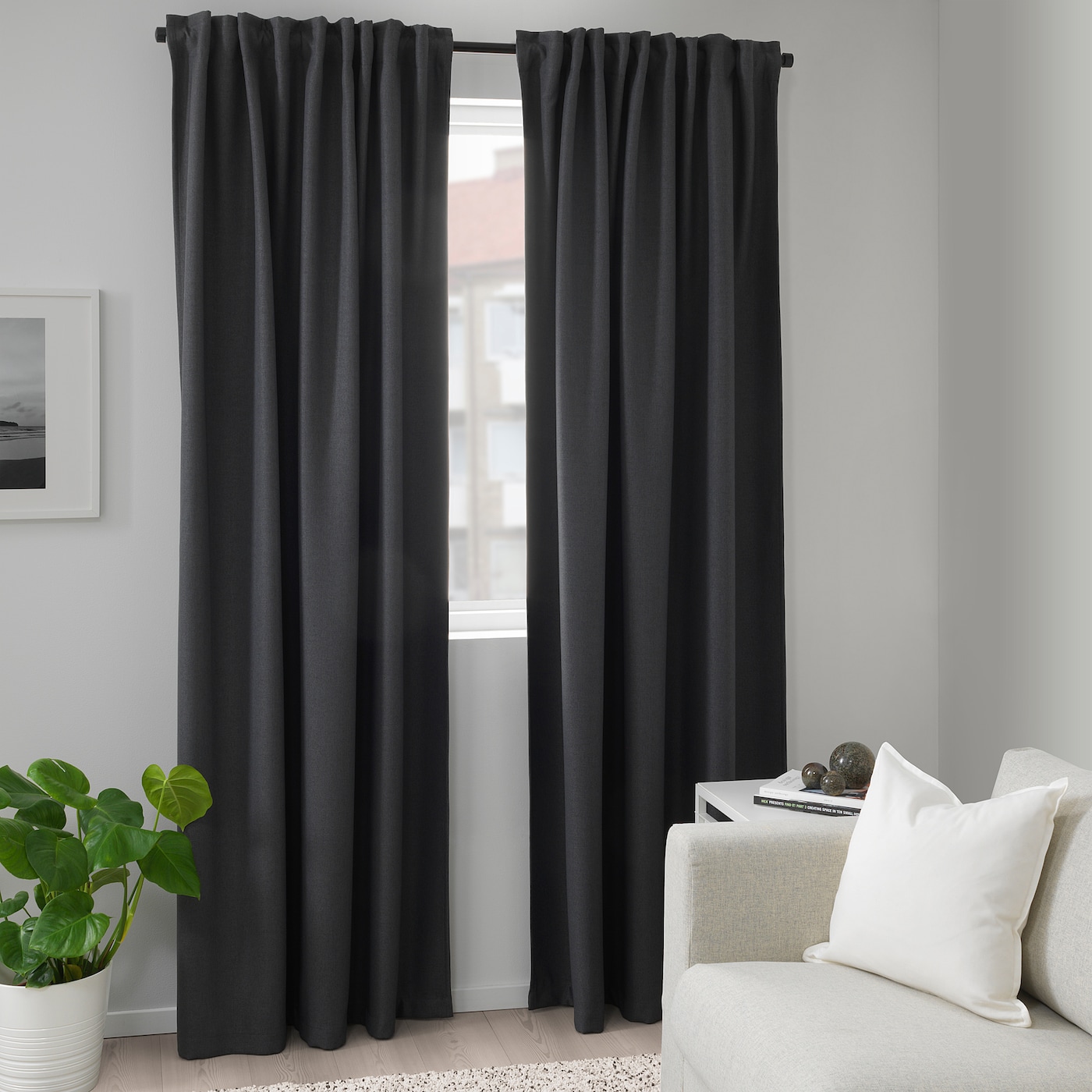 Ikea grey curtains store