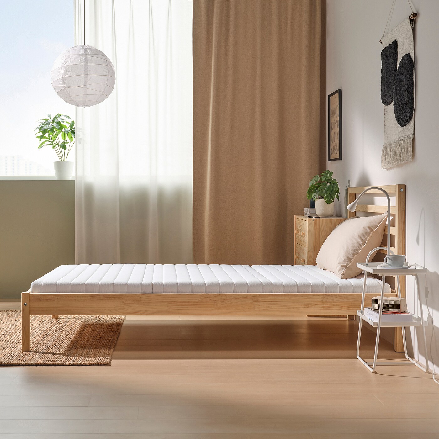 ÅNNFJÄLLET coir mattress super firm/white - IKEA