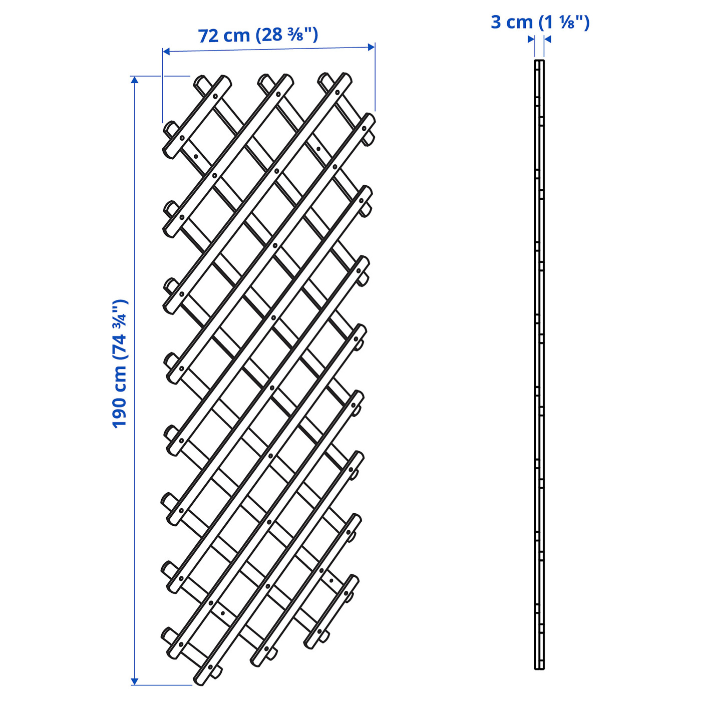 ASKHOLMEN flower box w trellis, outdoor acacia - IKEA