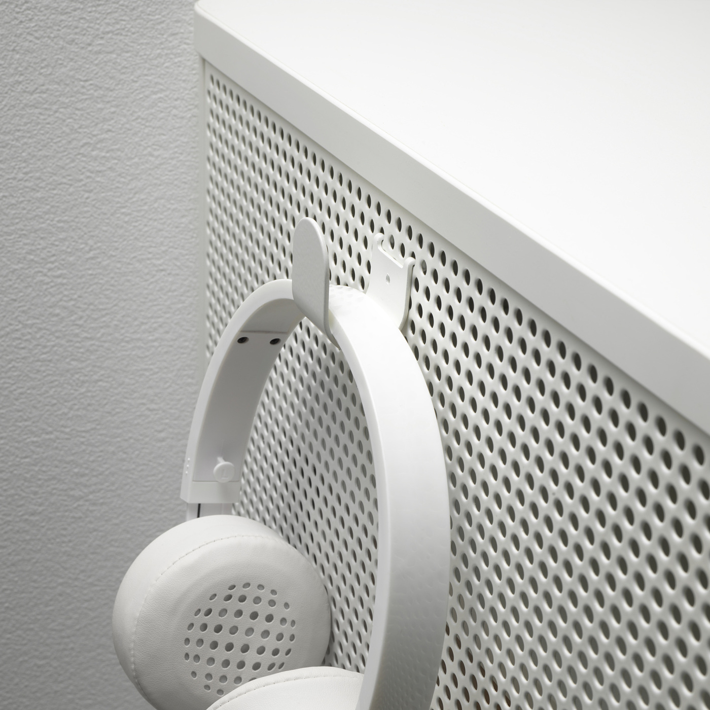 BEKANT storage unit with smart lock mesh white - IKEA