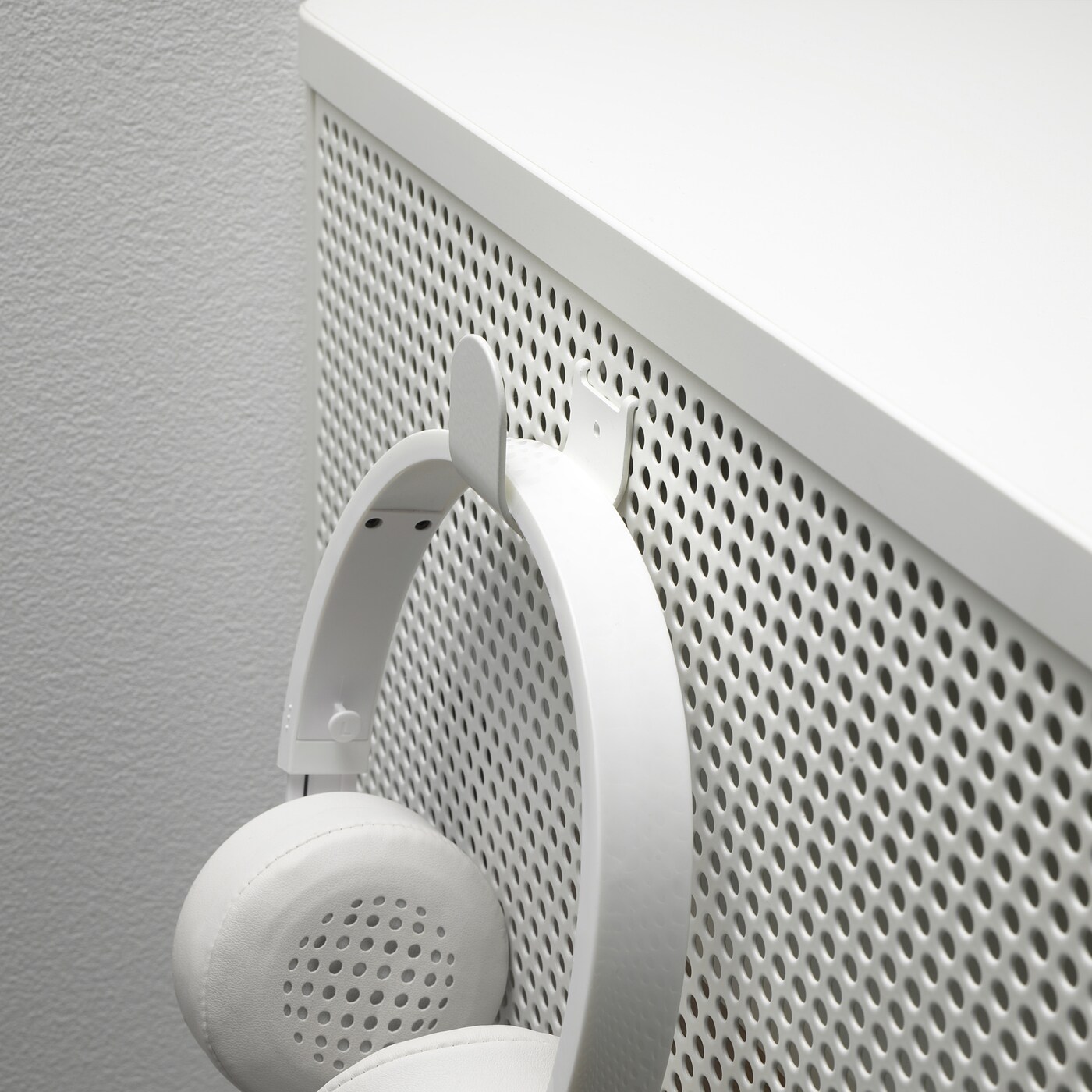 BEKANT storage unit with smart lock mesh white - IKEA