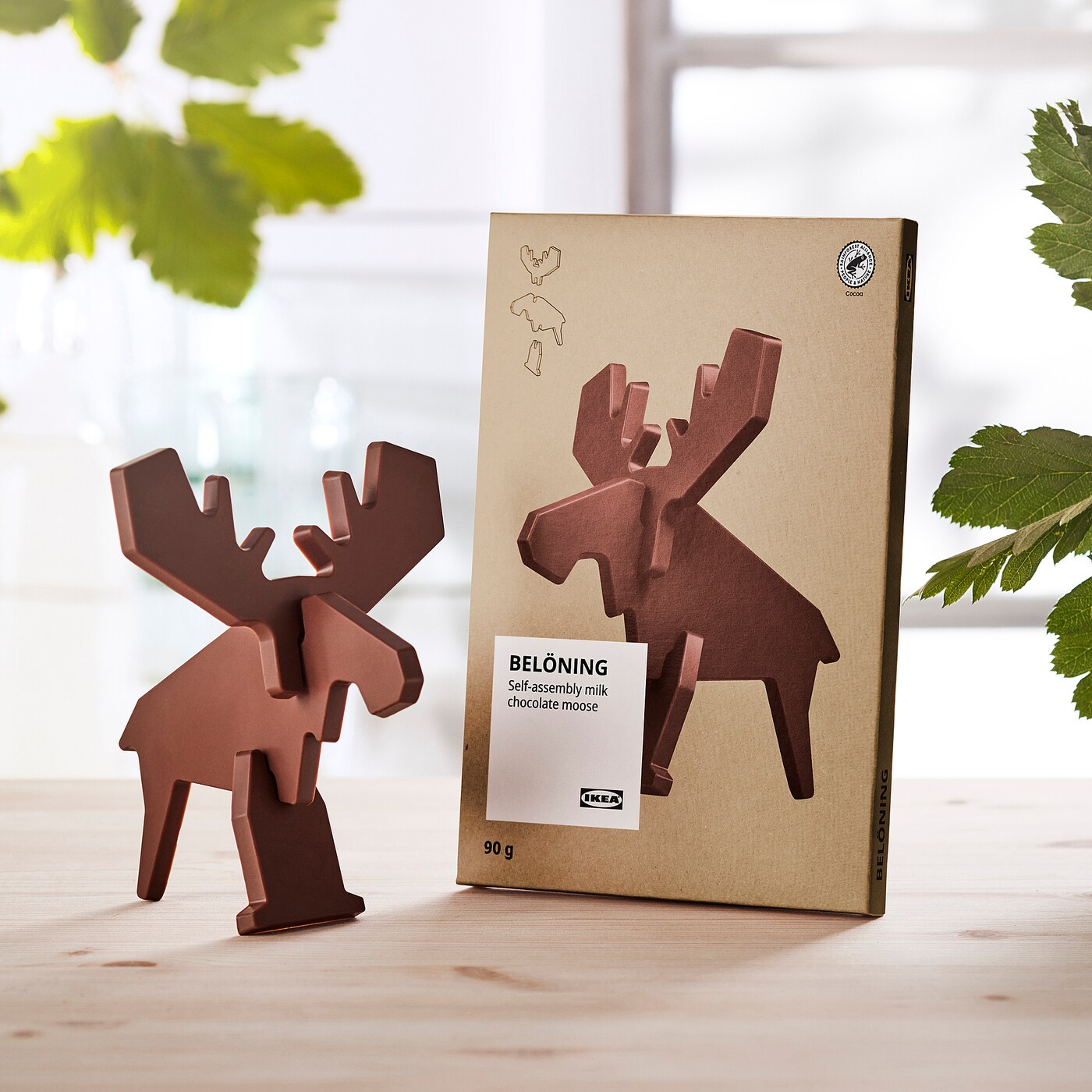 BELÖNING milk chocolate moose self-assembly Rainforest Alliance ...
