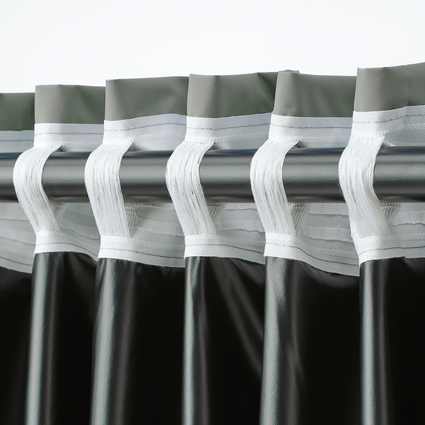 BENGTA block-out curtain, 1 length light green/with heading tape - IKEA