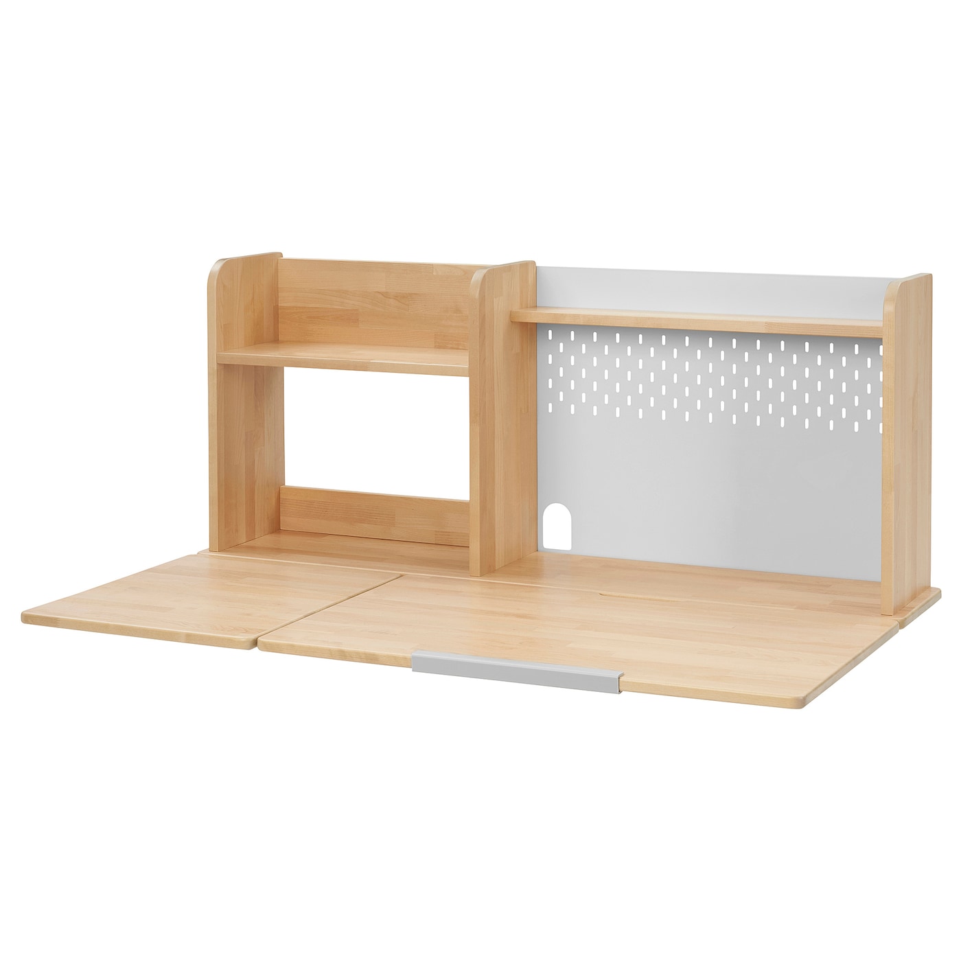 Ikea shelf on top of desk store