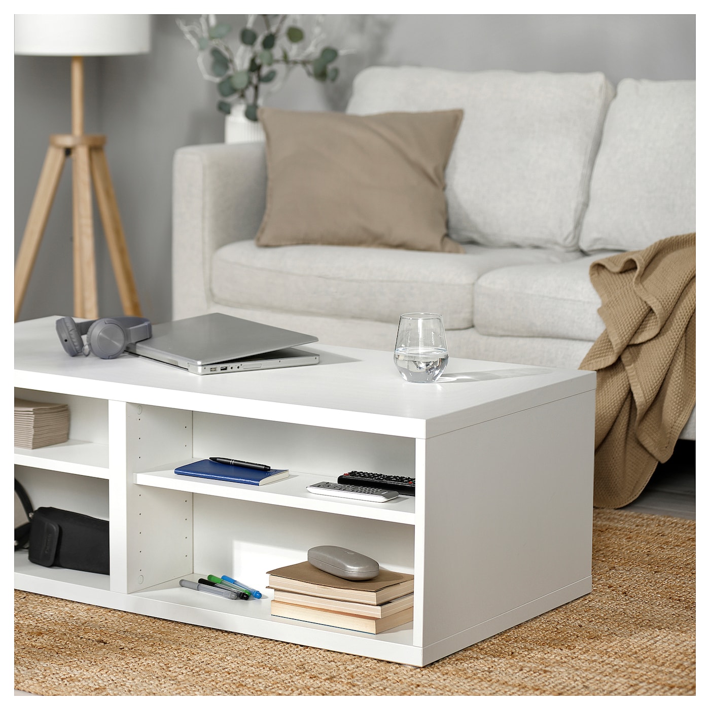 BESTA coffee table white IKEA