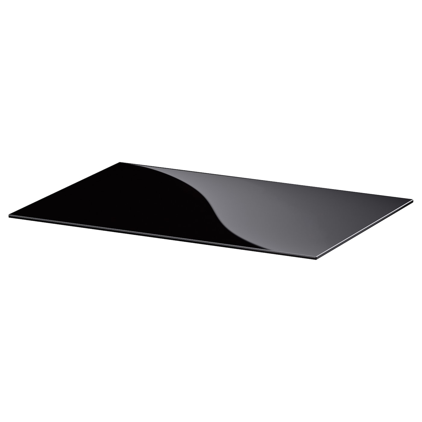 BESTÅ top panel glass black - IKEA