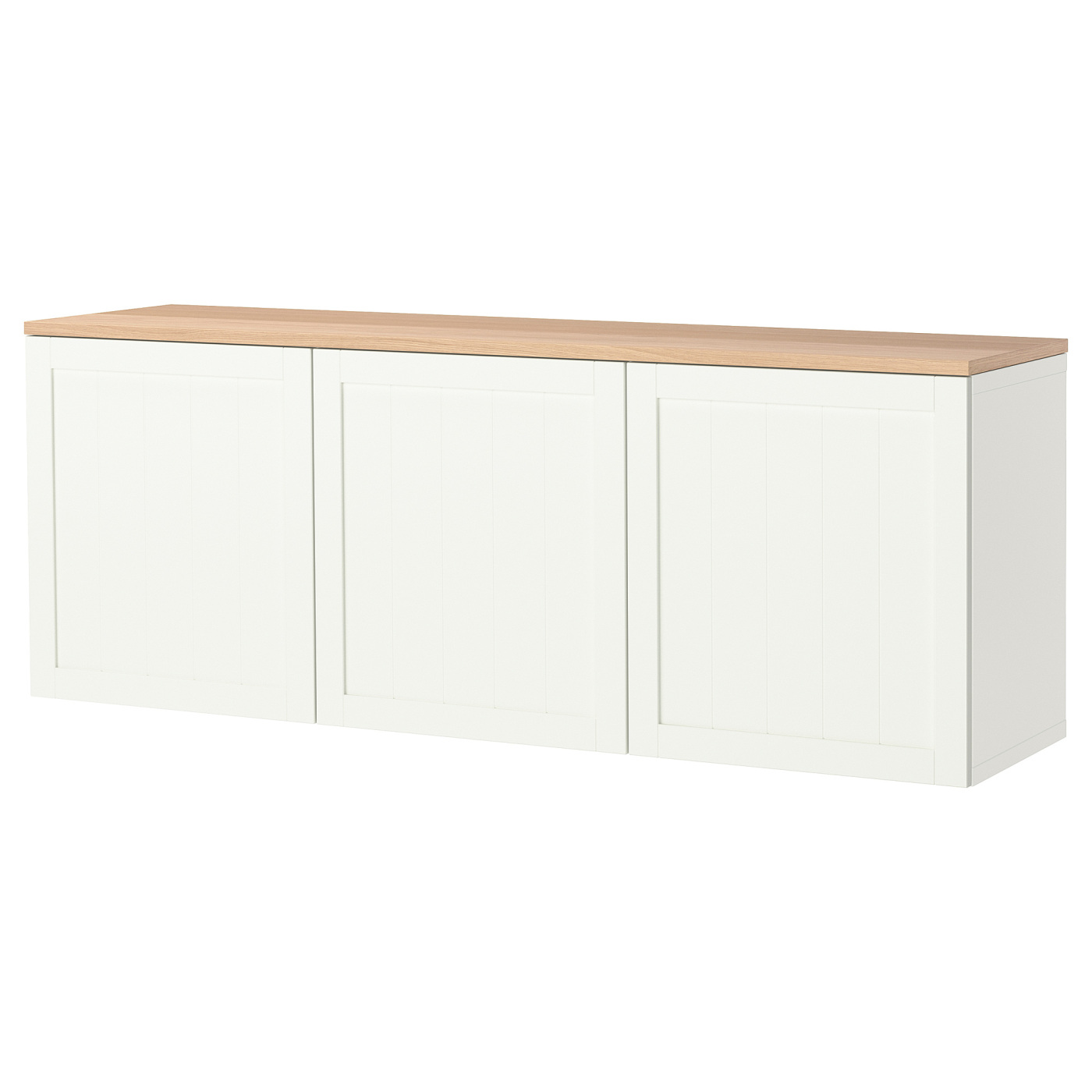 BESTÅ wall-mounted cabinet combination white/Pipmakare white - IKEA