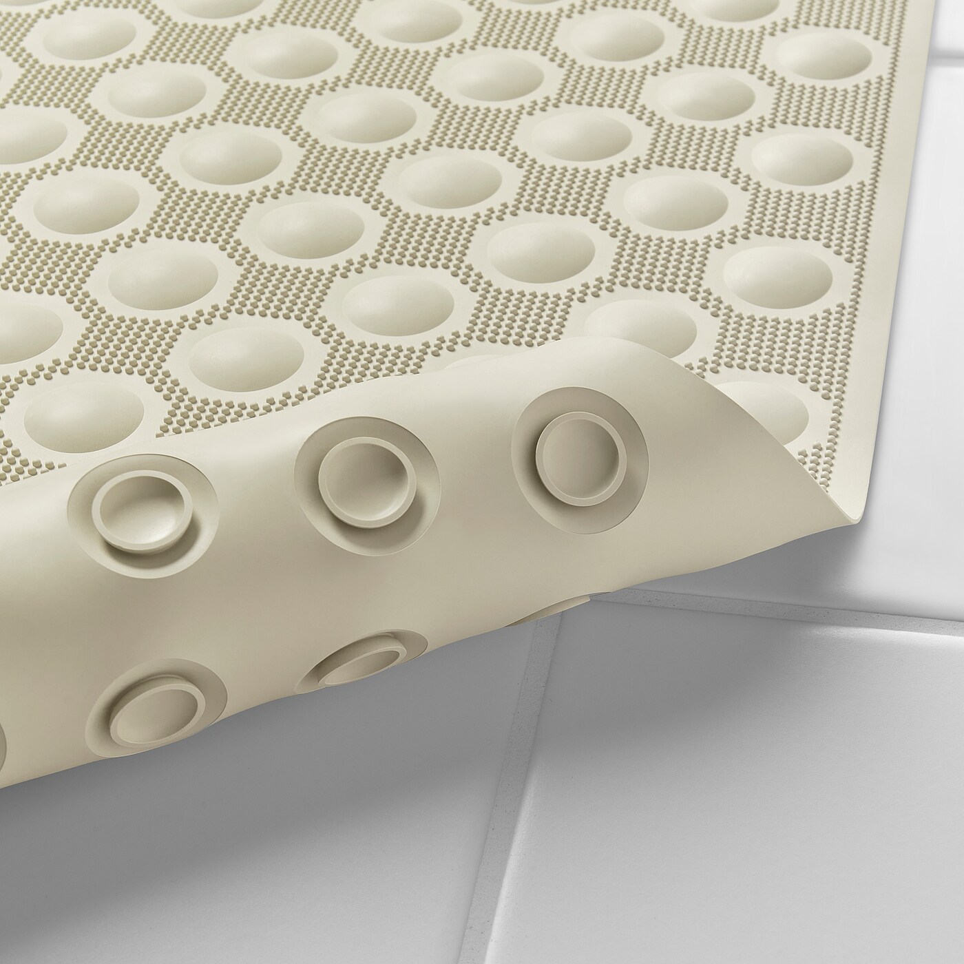 BLASJON bathtub mat beige IKEA