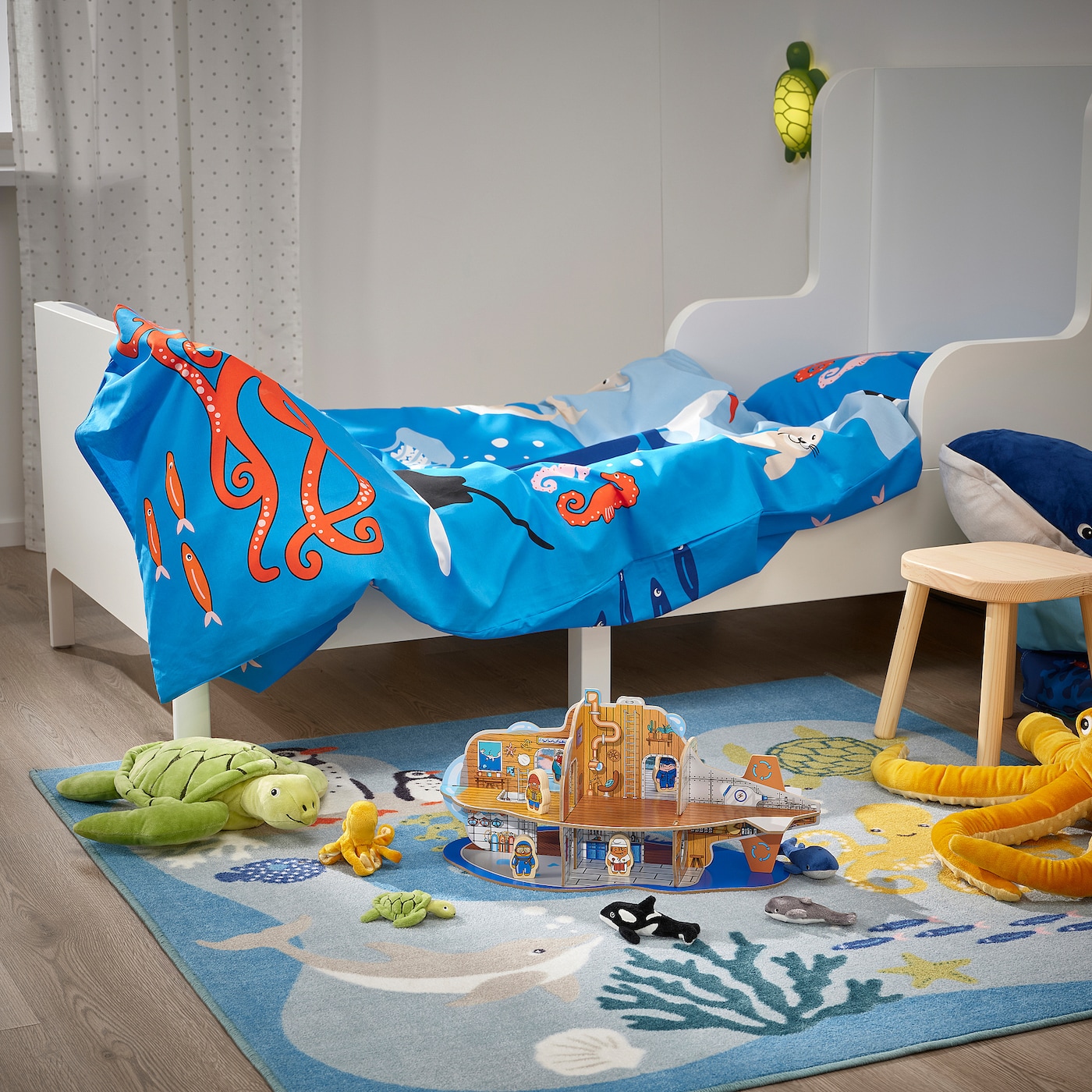 BLÅVINGAD submarine playset, 11 pieces multicolour - IKEA