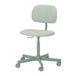 BLECKBERGET swivel chair Klovsta white/grey - IKEA