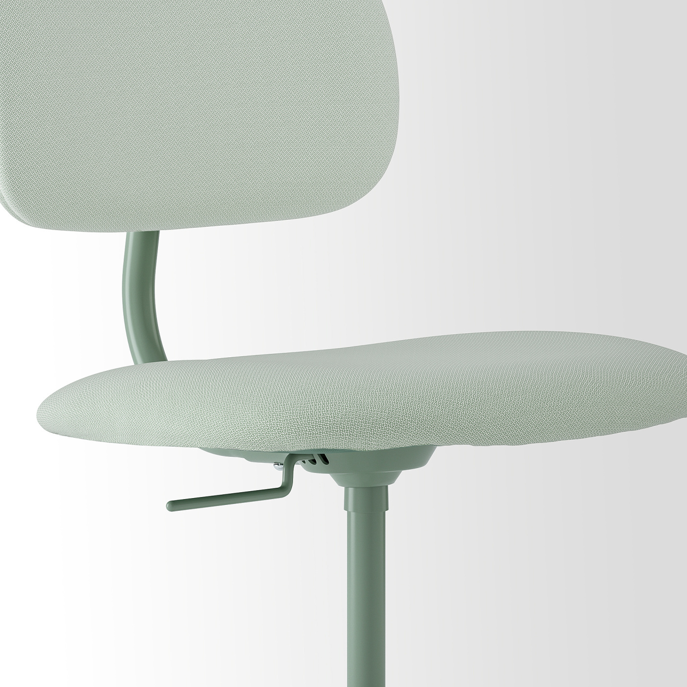 BLECKBERGET swivel chair Idekulla light green - IKEA