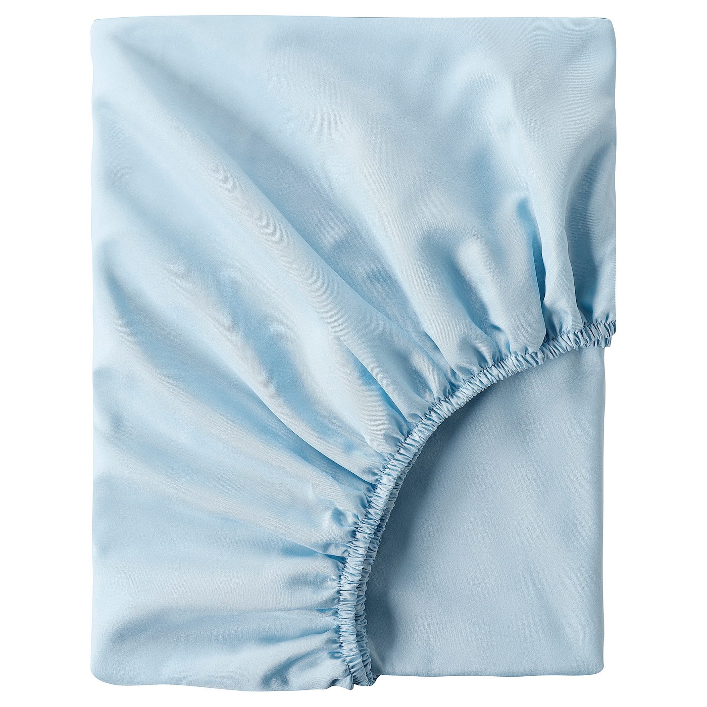 BRUKSVARA fitted sheet blue