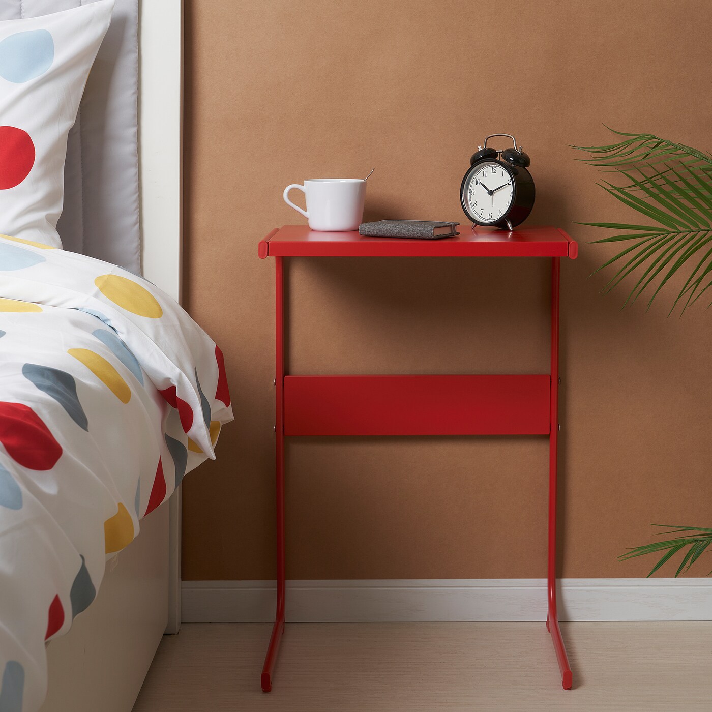 Ikea red side table store