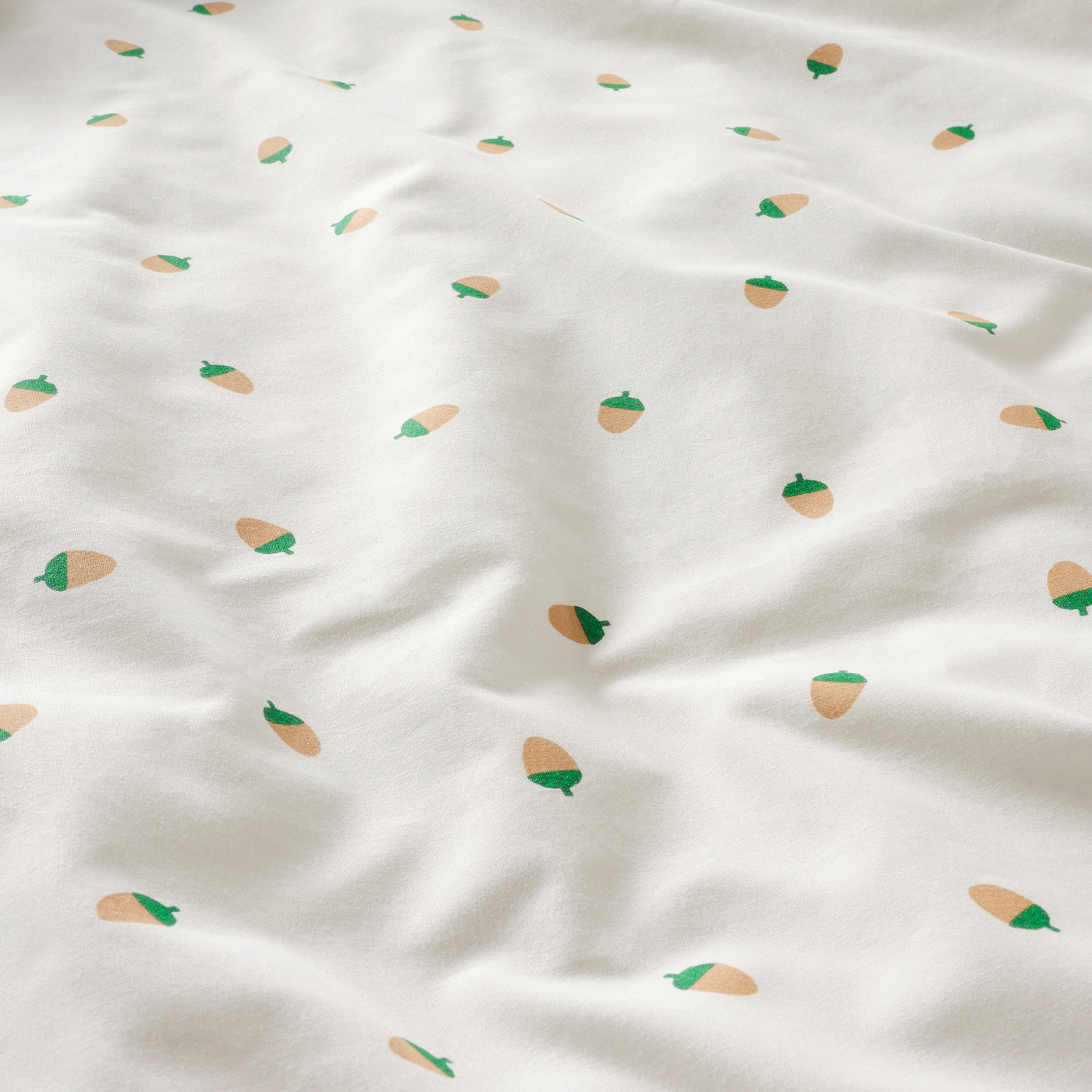 BRUMMIG fitted sheet acorn pattern/multicolour - IKEA