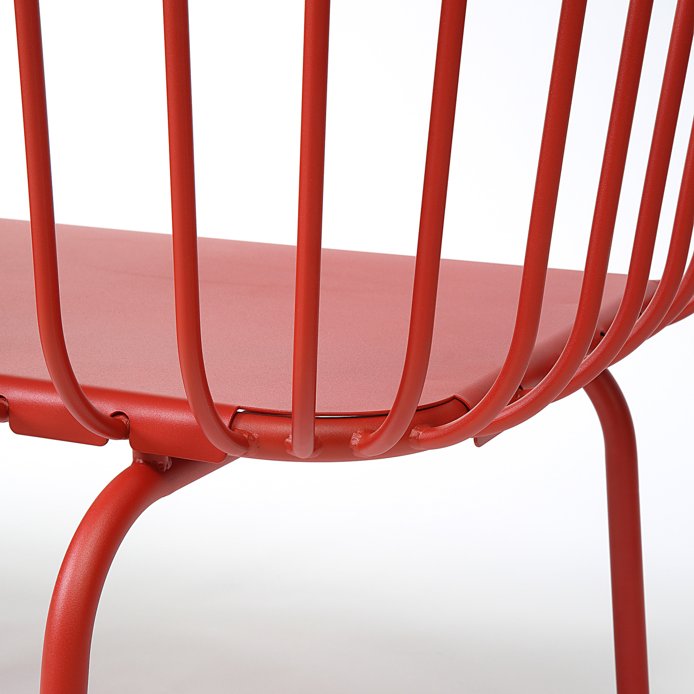 BRUSEN 3-seat sofa, outdoor red - IKEA