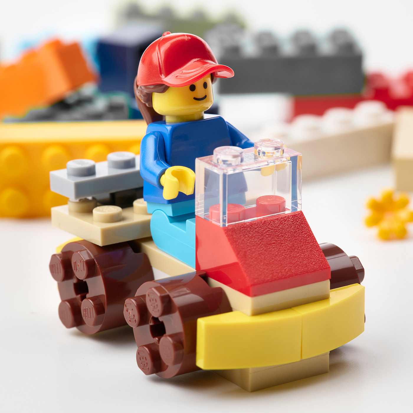BYGGLEK 201-piece LEGO® brick set mixed colours - IKEA
