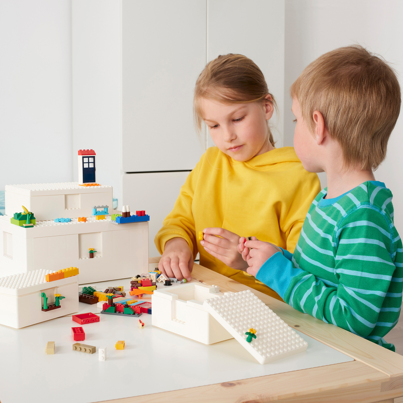 BYGGLEK 201-piece LEGO® brick set mixed colours - IKEA