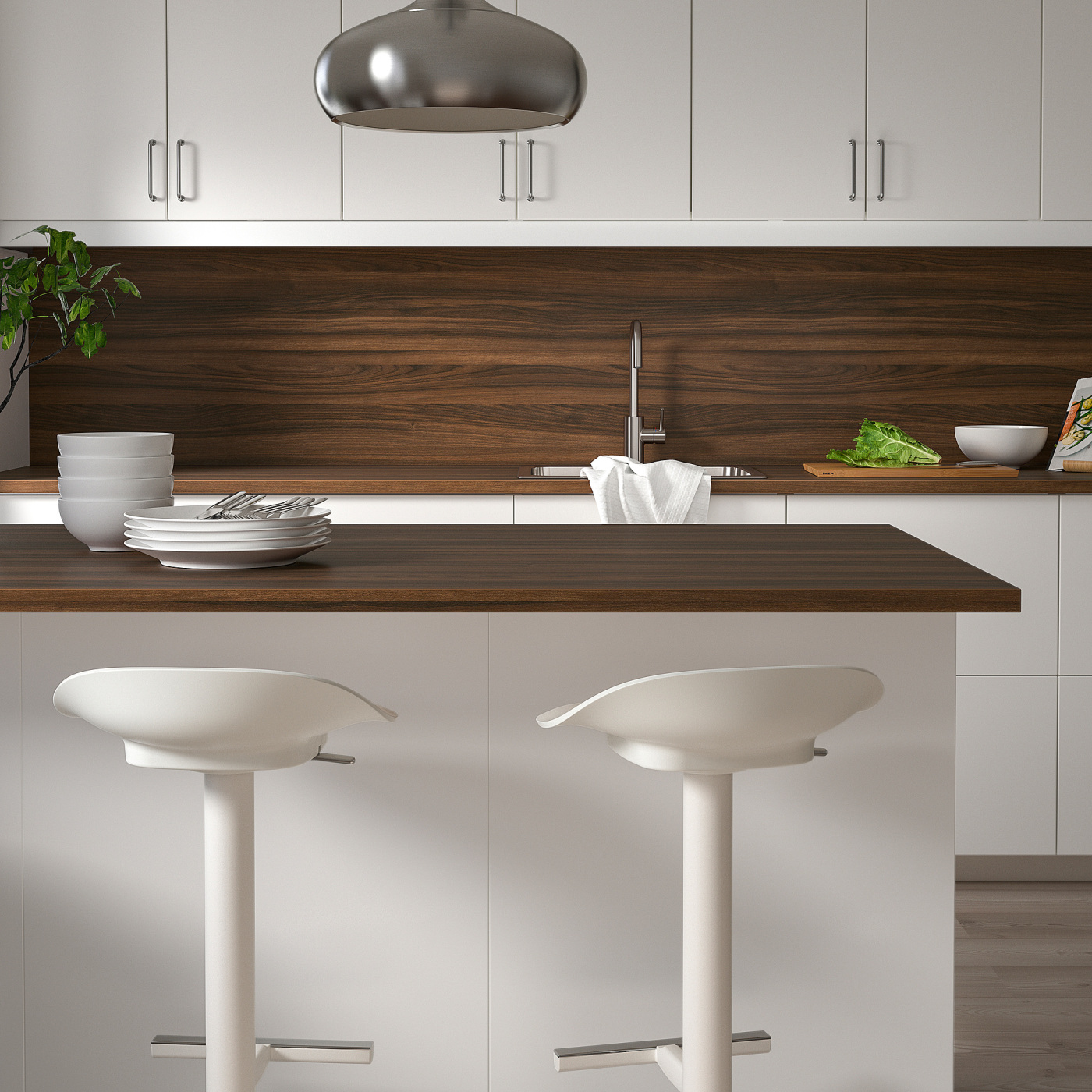 EKBACKEN worktop brown walnut effect/laminate - IKEA