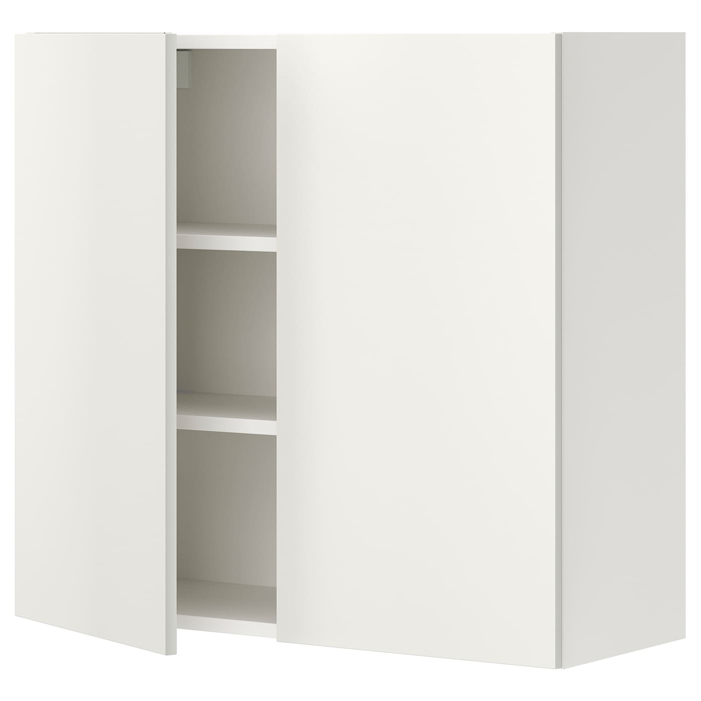 ENHET wall cb w 2 shlvs/doors white - IKEA