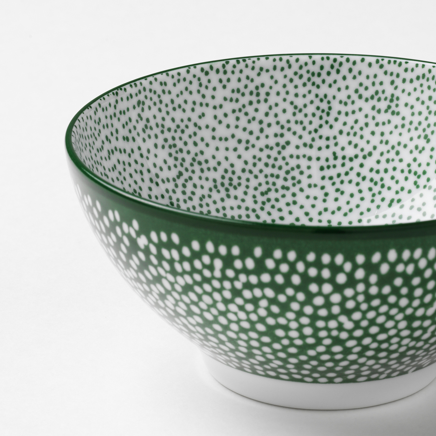 ENTUSIASM bowl patterned/green - IKEA