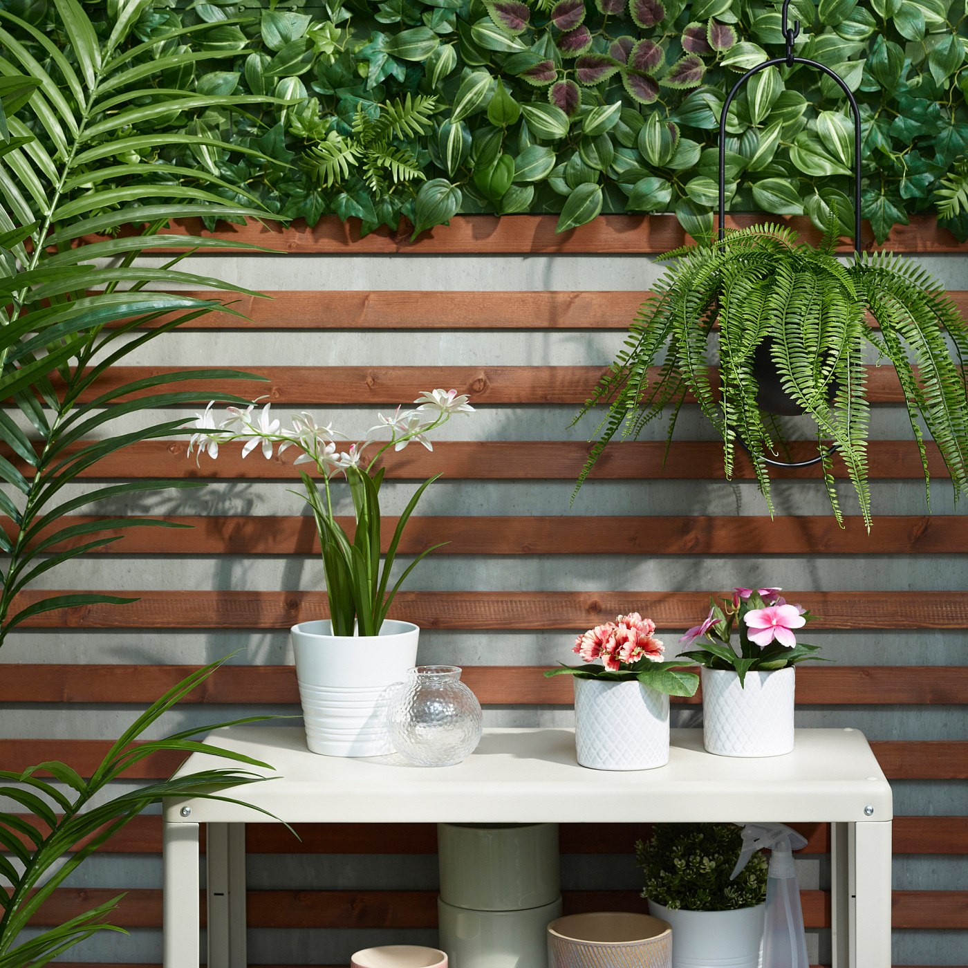 FEJKA artificial potted plant in/outdoor hanging/fern - IKEA