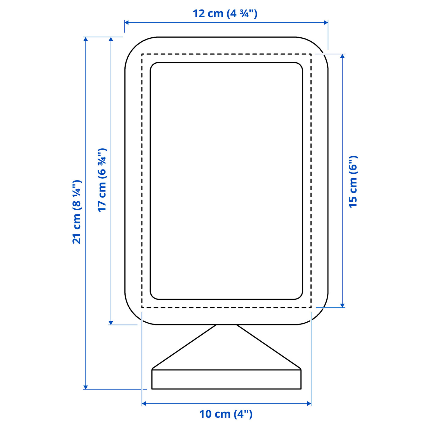 FIKONTRÄD frame white - IKEA