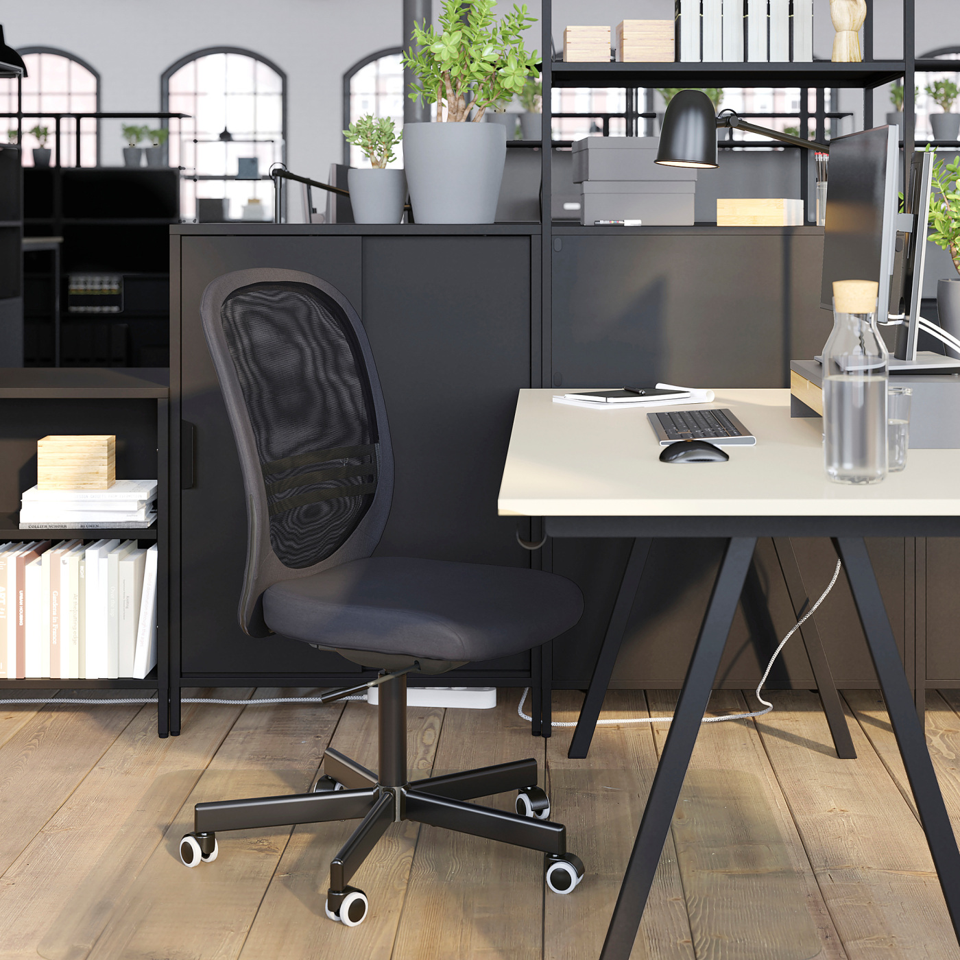 FLINTAN office chair black - IKEA