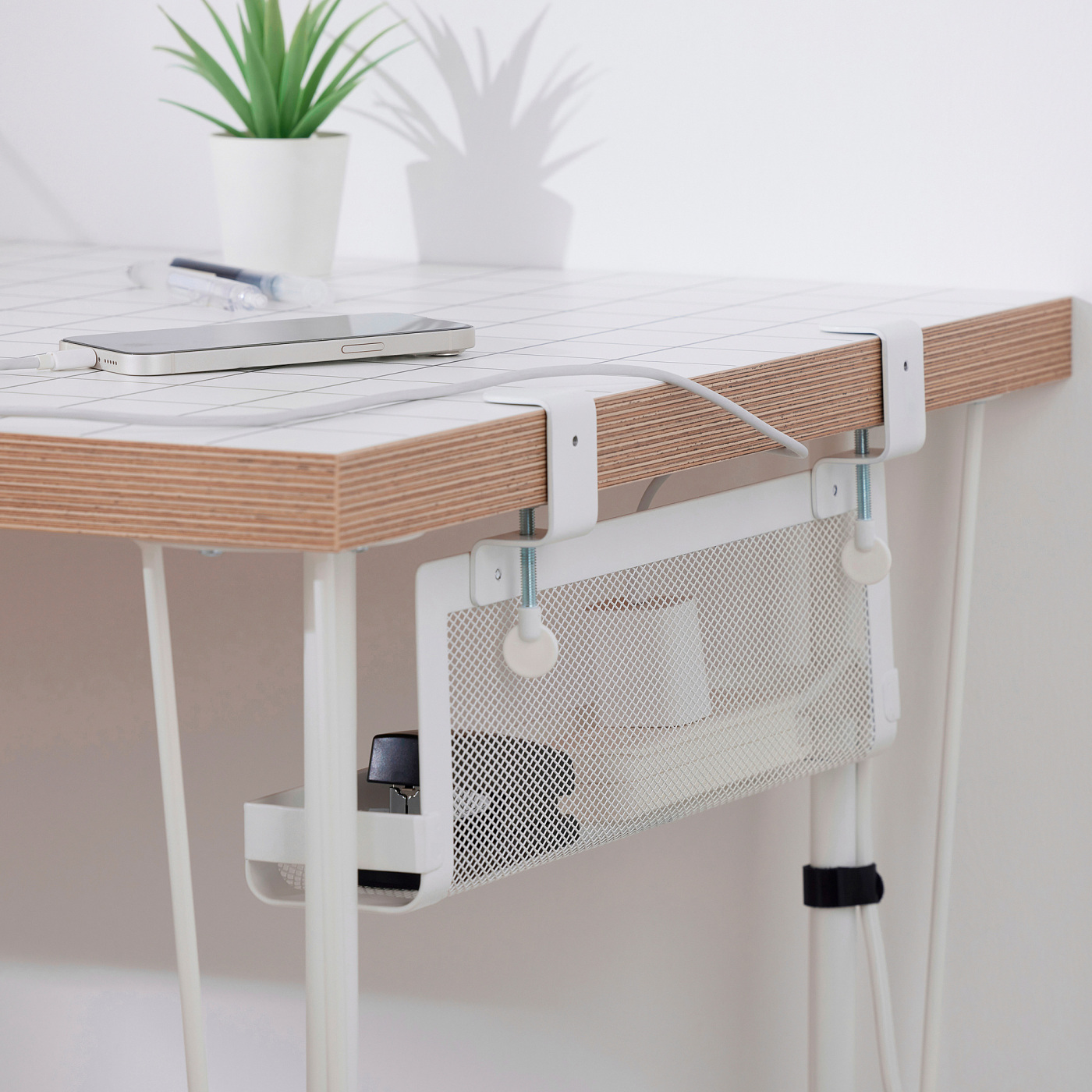 FÖRSÄSONG cable management tray white - IKEA