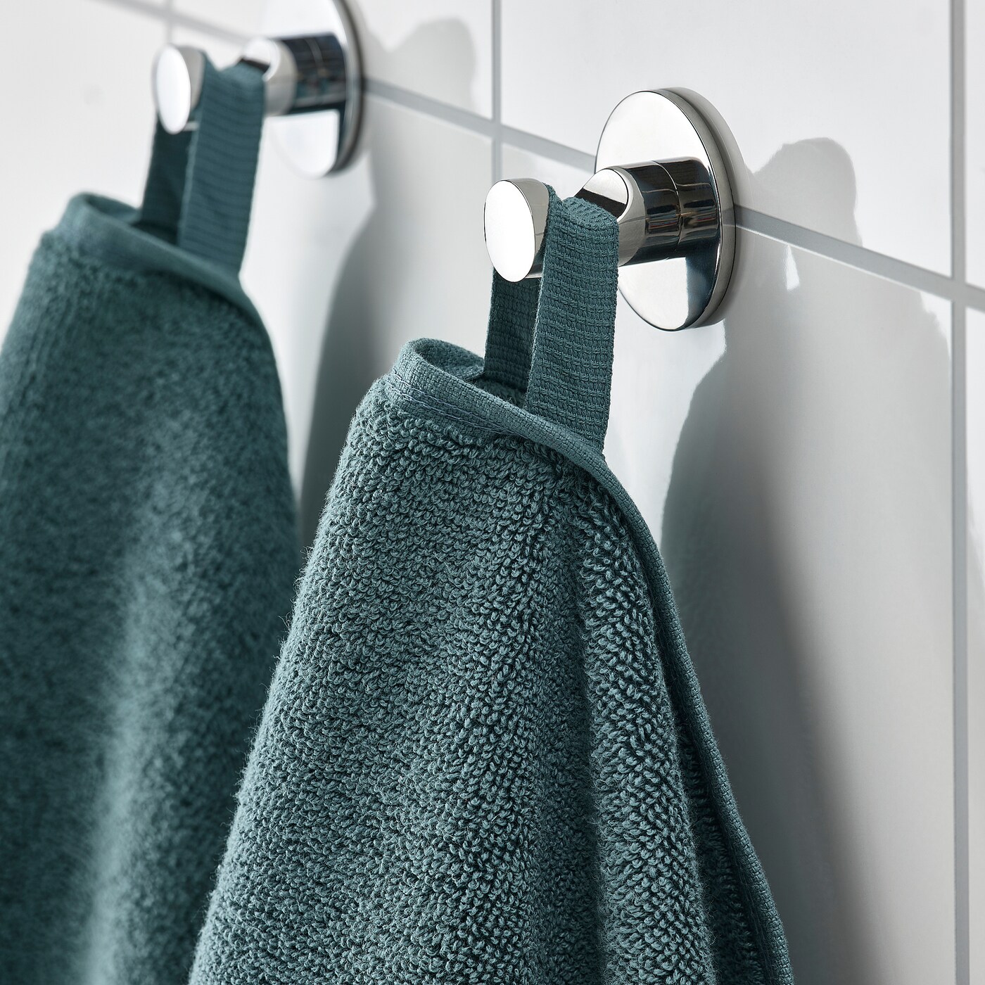 FREDRIKSJÖN bath towel grey-turquoise - IKEA