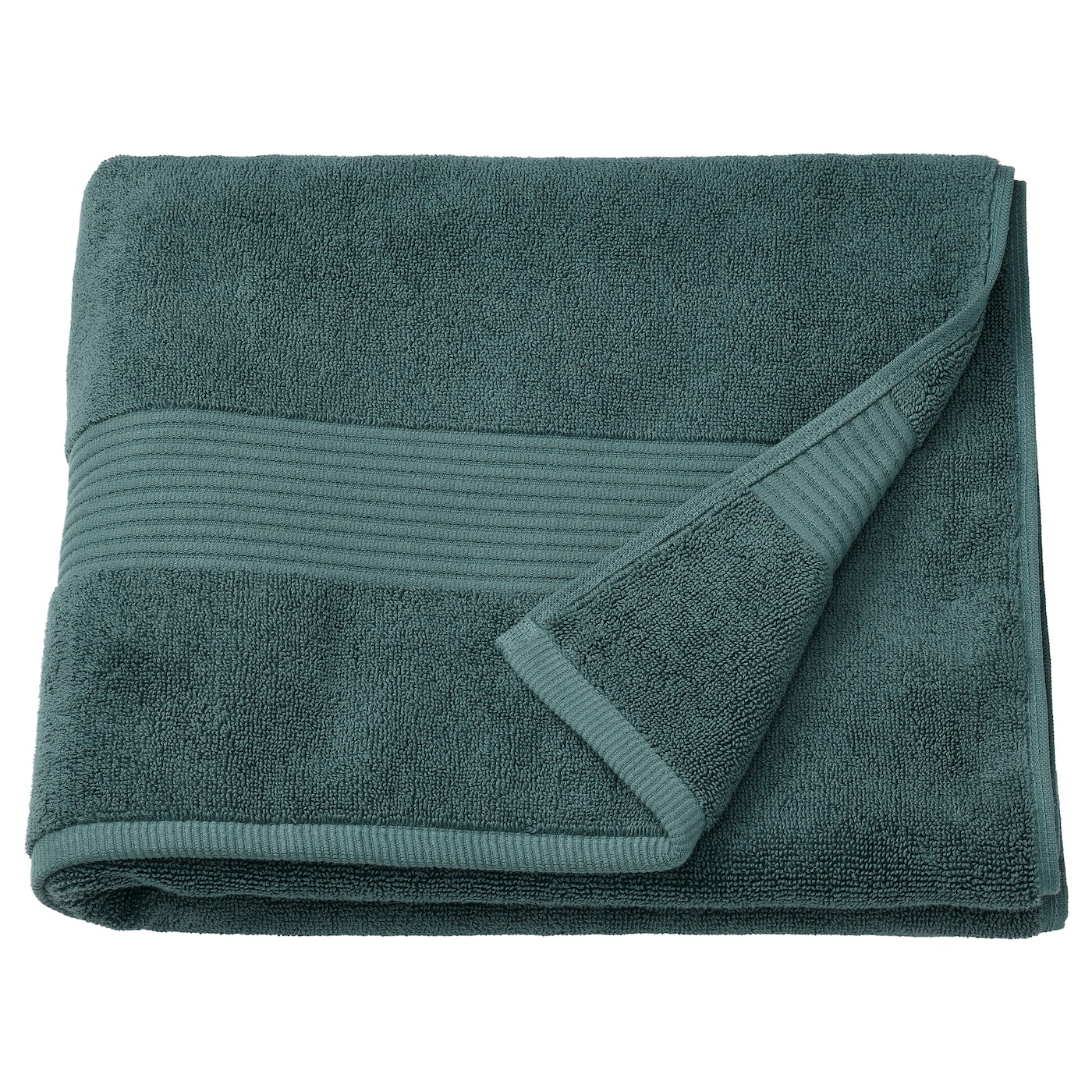 FREDRIKSJÖN bath towel grey-turquoise - IKEA