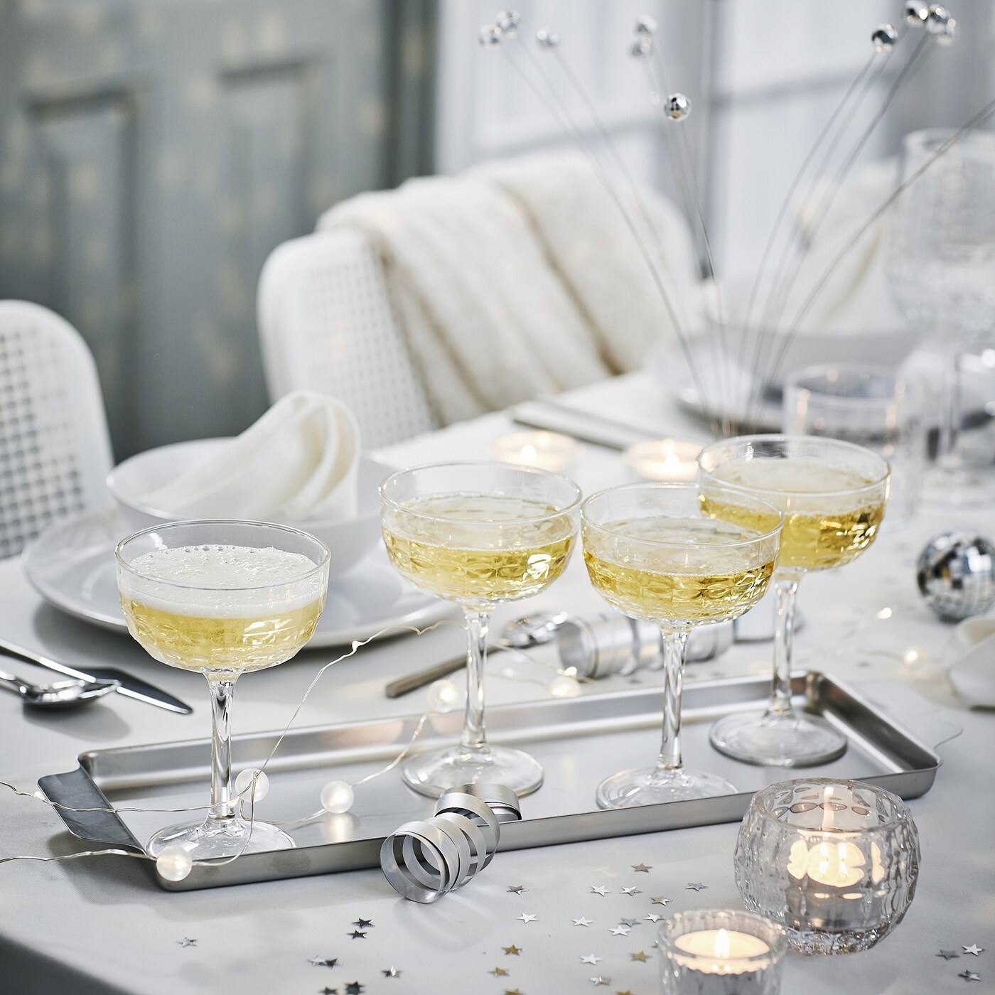 FRÖJDA champagne coupe clear glass - IKEA