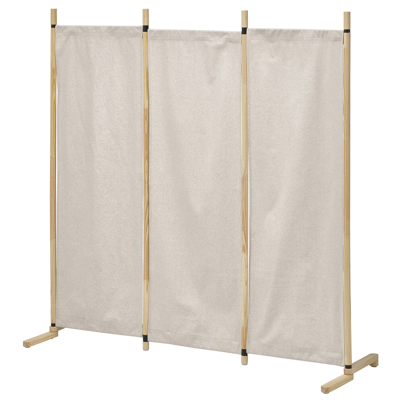 GLAMBERGET room divider pine/Katorp beige - IKEA