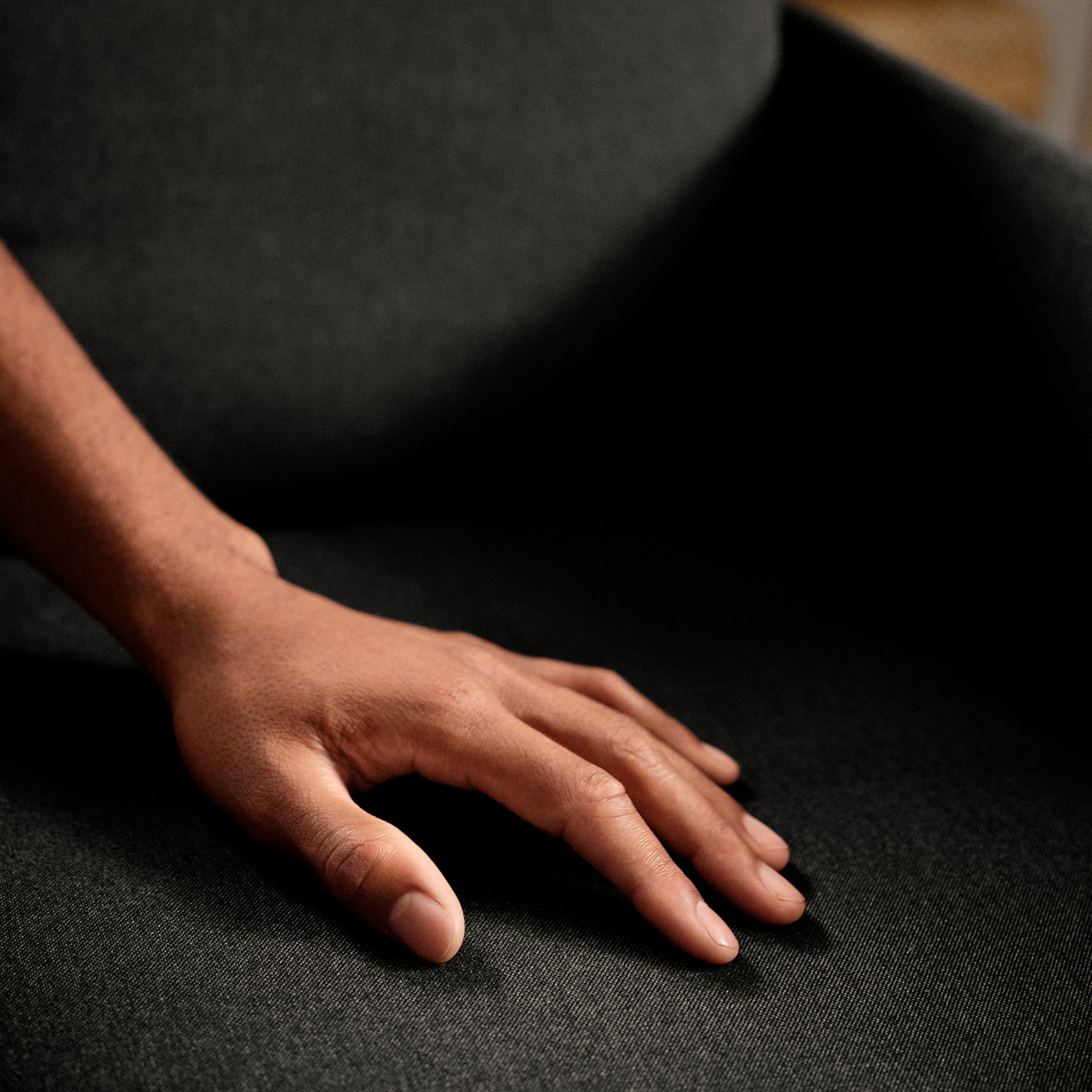 GLOSTAD 2-seat sofa Knisa dark grey - IKEA