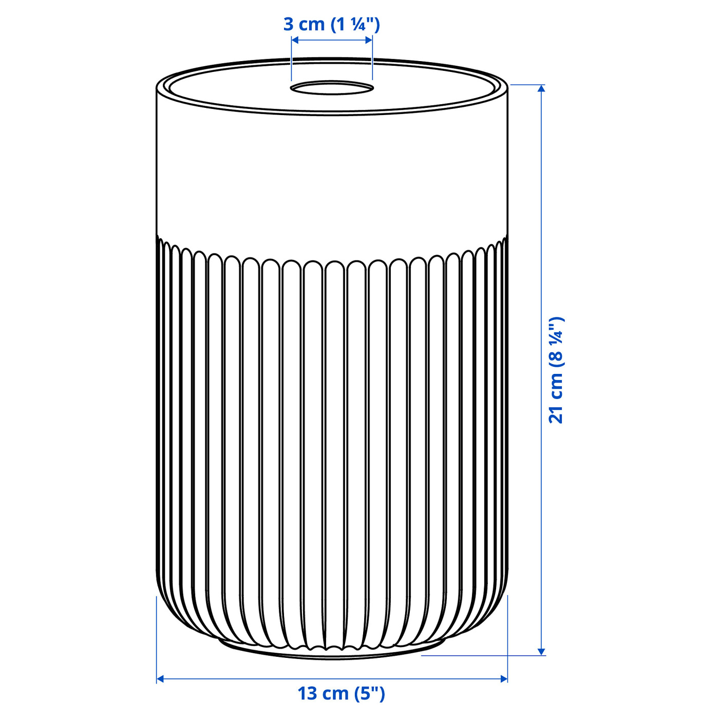 GRADVIS vase with metal insert clear glass/gold-colour - IKEA