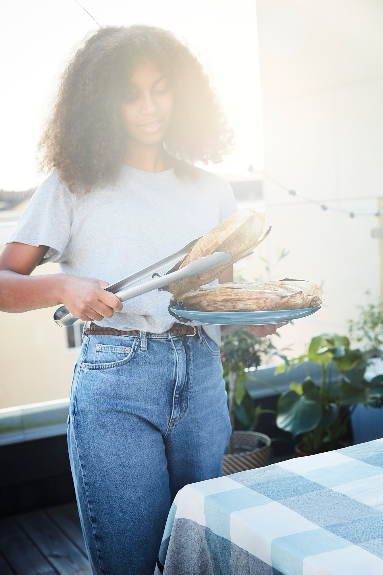 GRILLTIDER 3-piece barbecue tools set stainless steel - IKEA