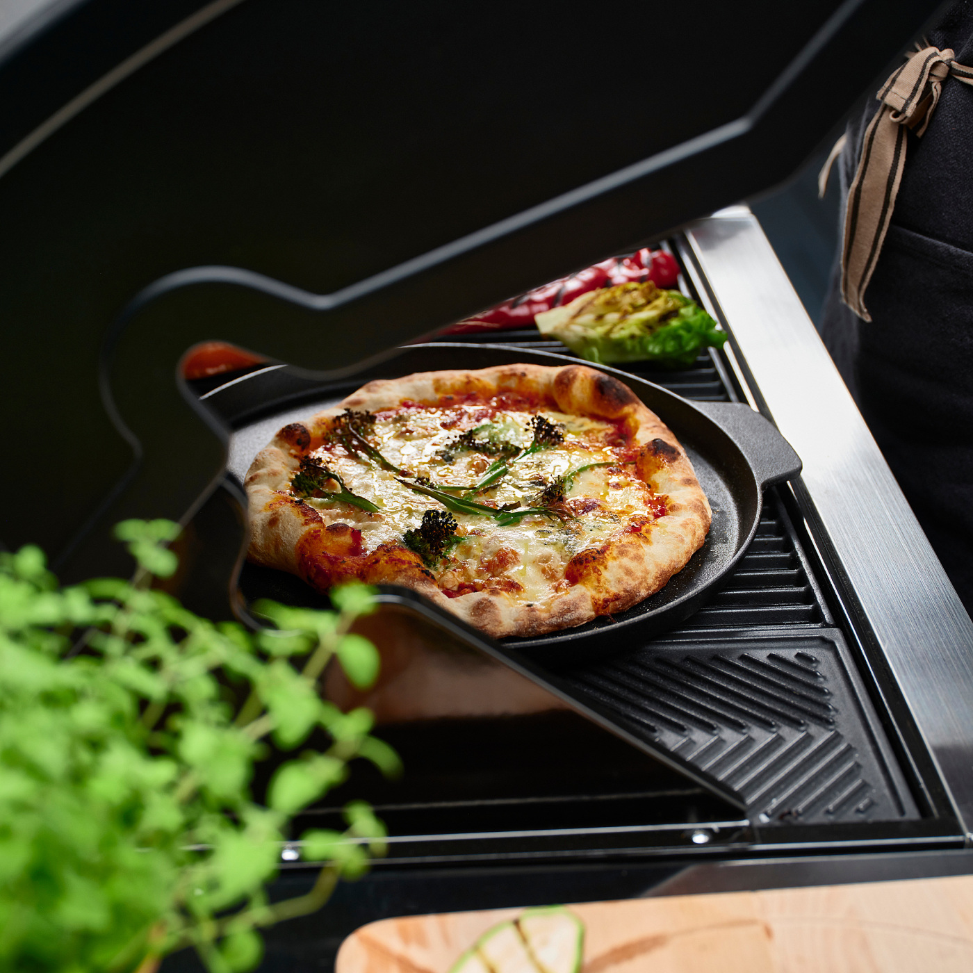 GRILLTIDER pizza pan cast iron - IKEA