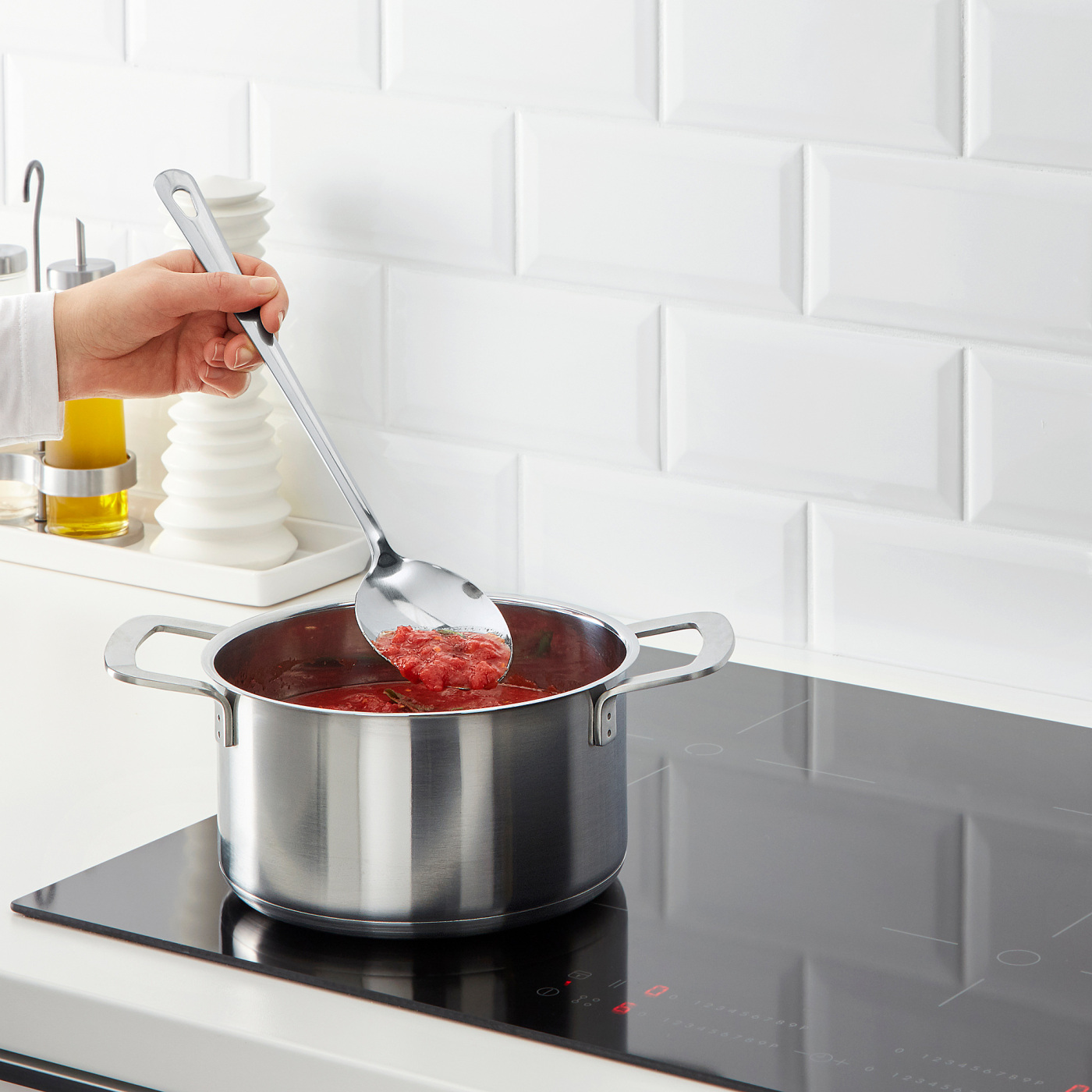 GRUNKA 4-piece kitchen utensil set stainless steel - IKEA