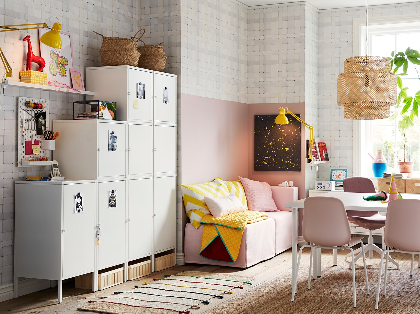 HALLAN storage combination with doors white IKEA