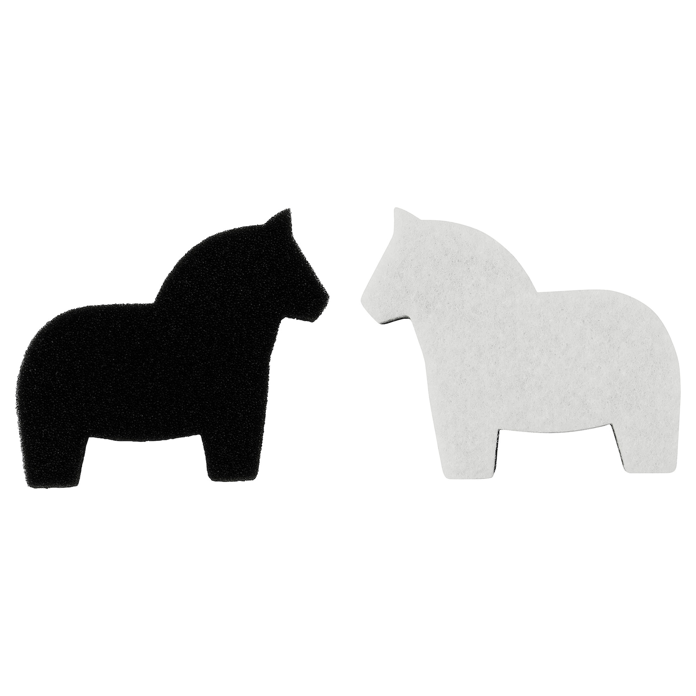 HÄSTHAGE sponge black/white - IKEA