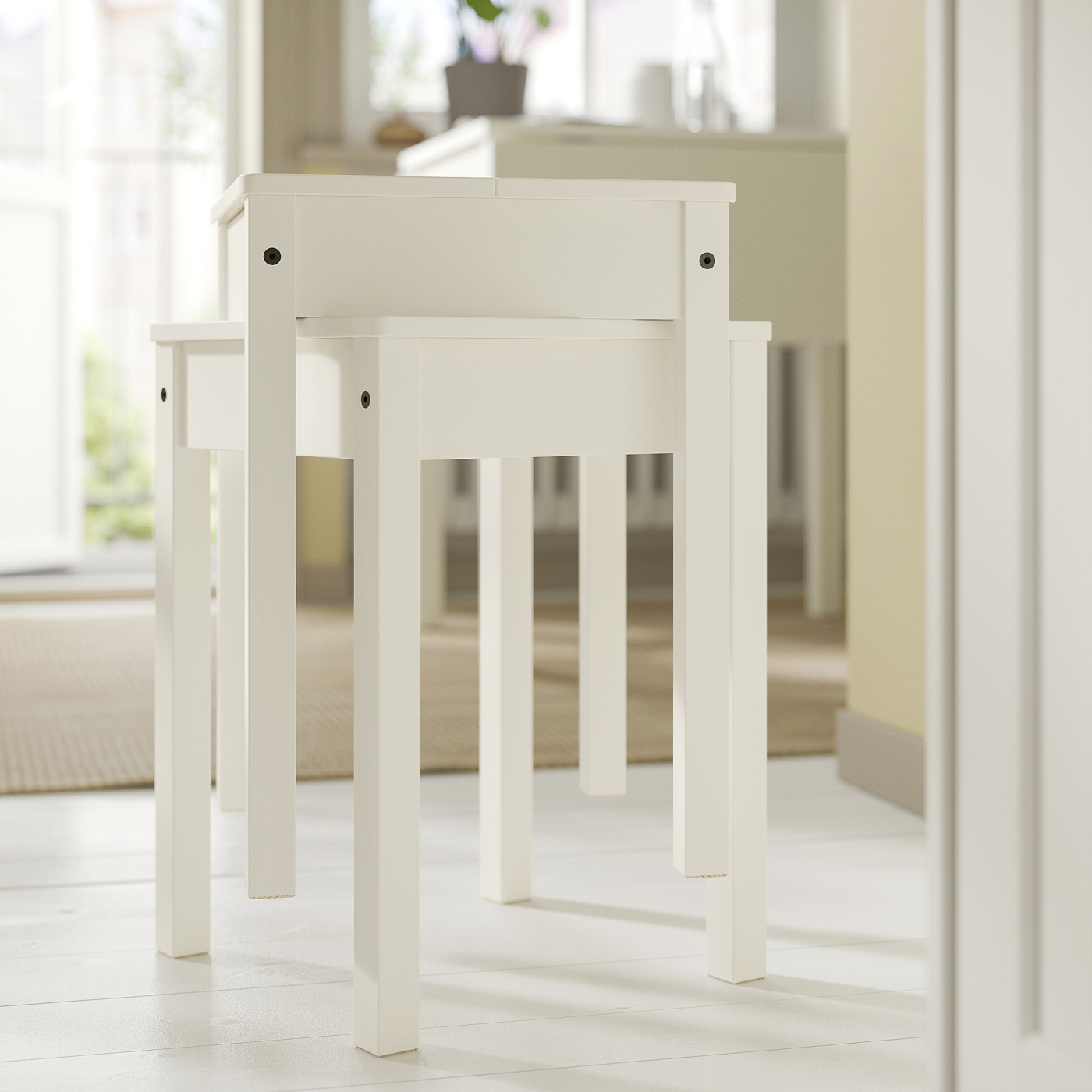 HAUGA stool white - IKEA