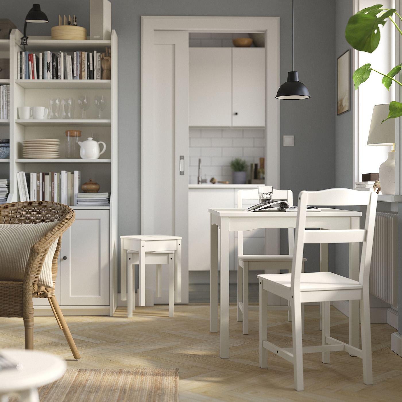 HAUGA table white - IKEA