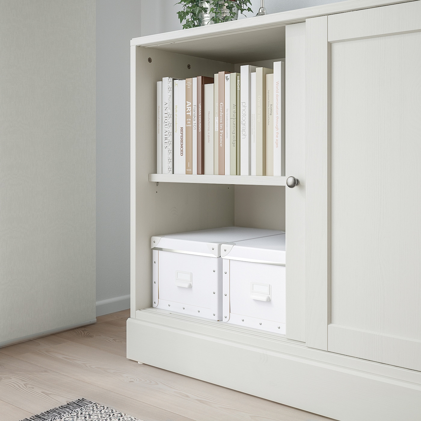 HAVSTA cabinet with plinth white - IKEA
