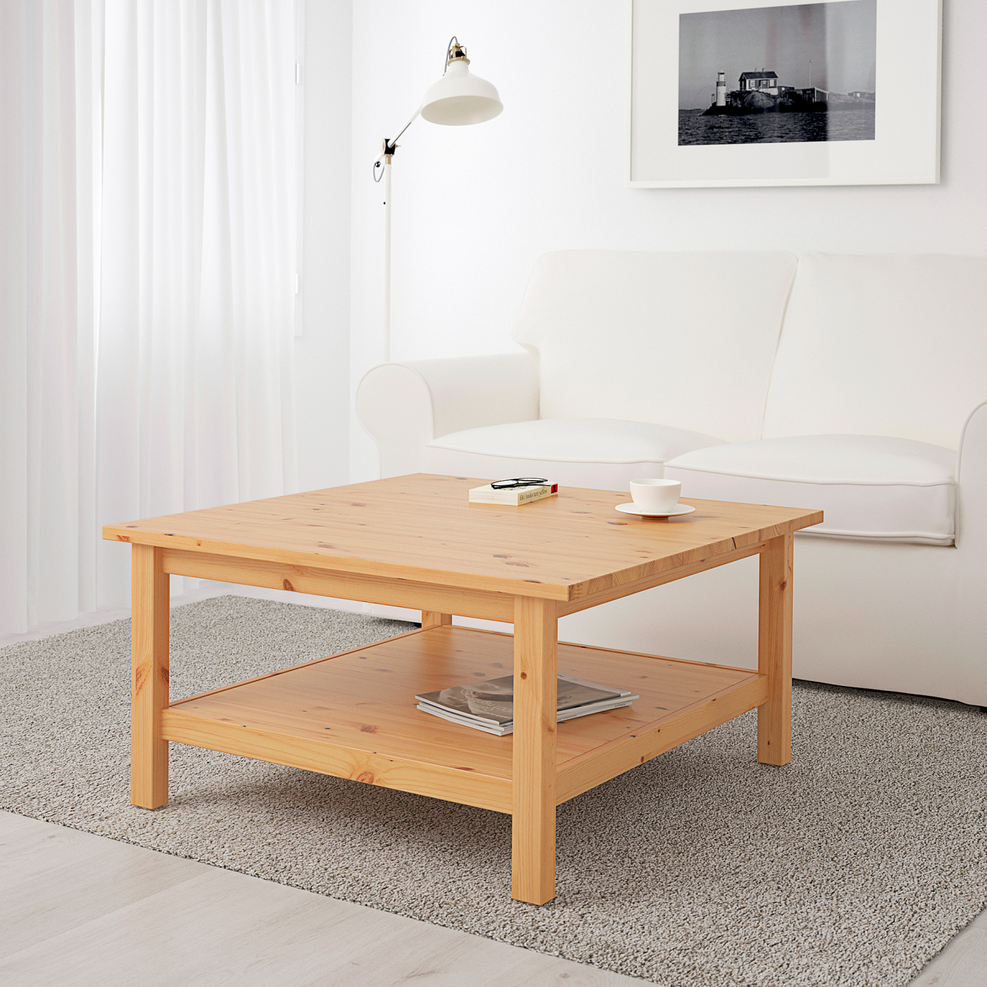 HEMNES coffee table light brown - IKEA