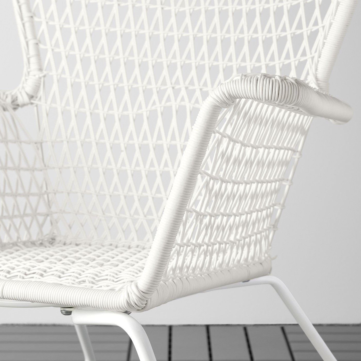 HÖGSTEN armchair, outdoor white - IKEA